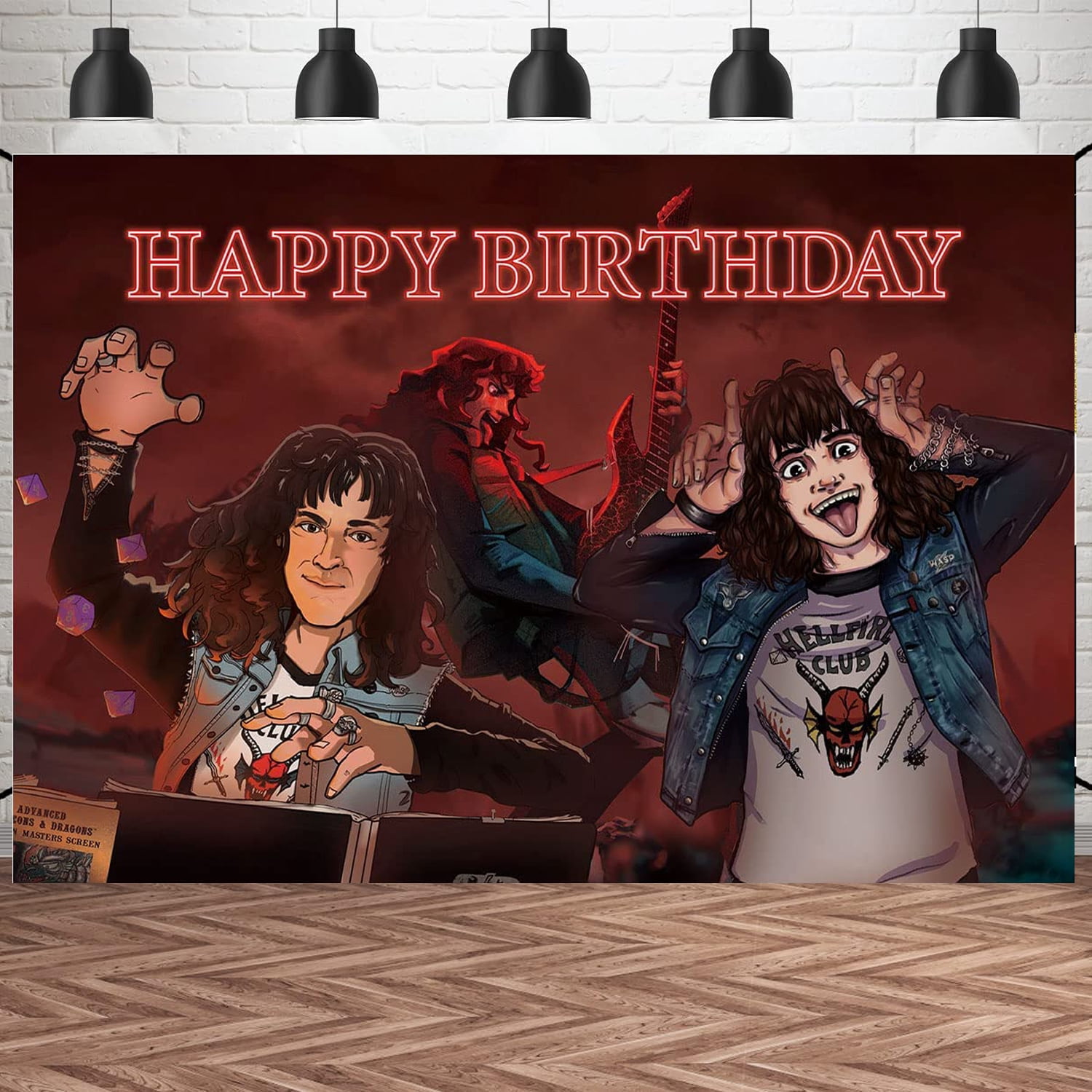 Halloween Horror Birthday Party Decorations Backdrop, 79x45inch Horror ...
