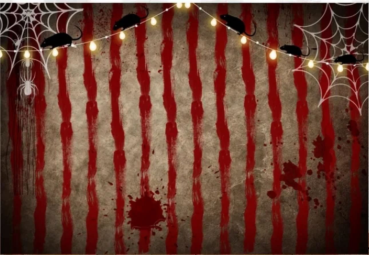 Halloween Horror Circus Backdrop for Photography Evil Clown Scary ...
