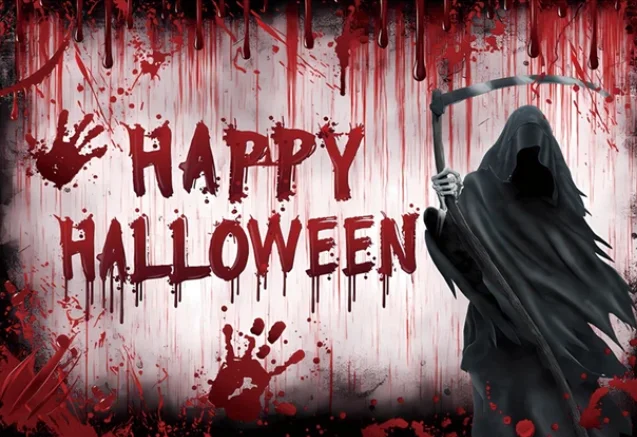 Halloween Horror Circus Backdrop for Photography Evil Clown Scary ...