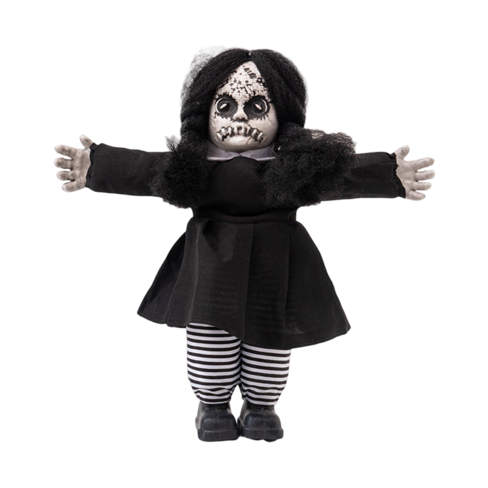 Halloween Horror Doll Decor Pumpkin Witch Vampire, Cracked Doll, 15 ...