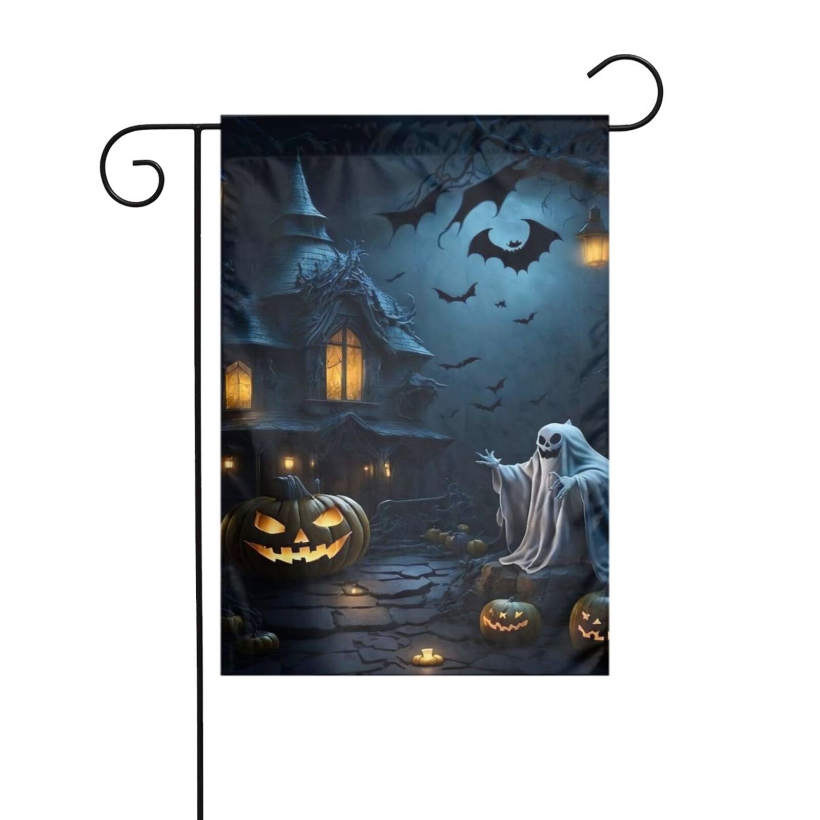 Halloween Horror Ghost Pumpkin Garden Flag Funny Garden Flag 12x18 Inch ...