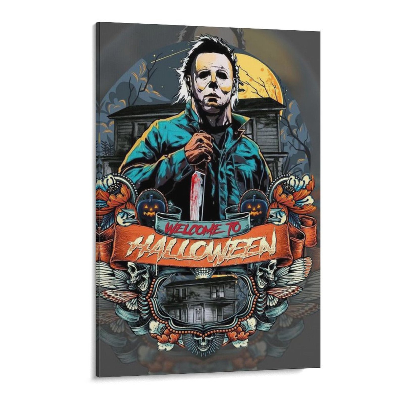 Halloween Horror Michael Myers Decorative Painting Canvas Wall Poster ...