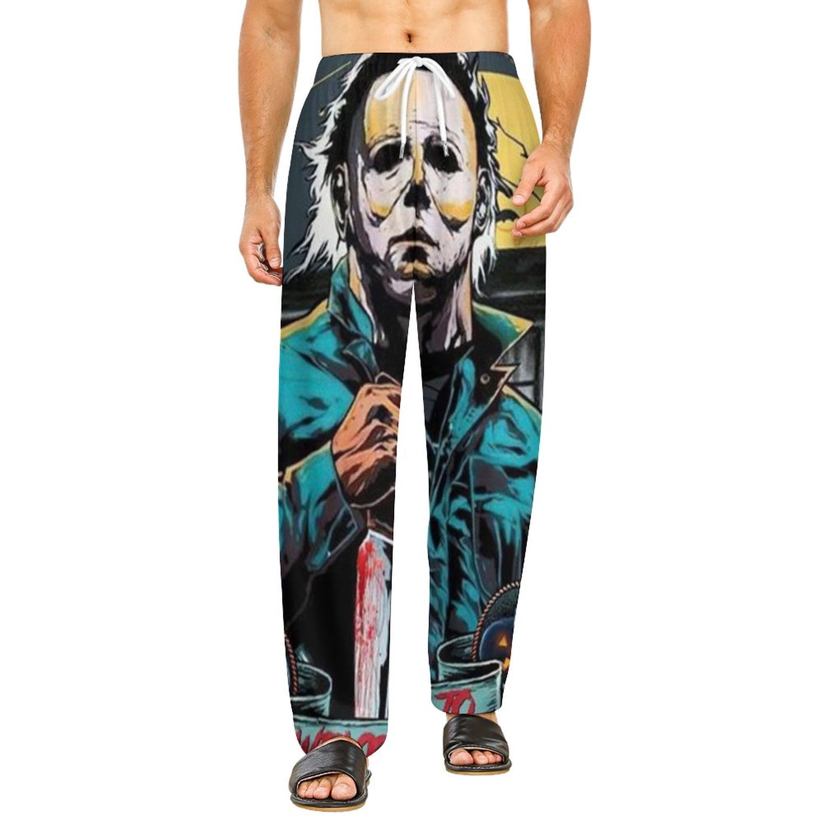 Halloween Horror Michael Myers Unisex Pajama Pants Bottoms Daily Cozy ...