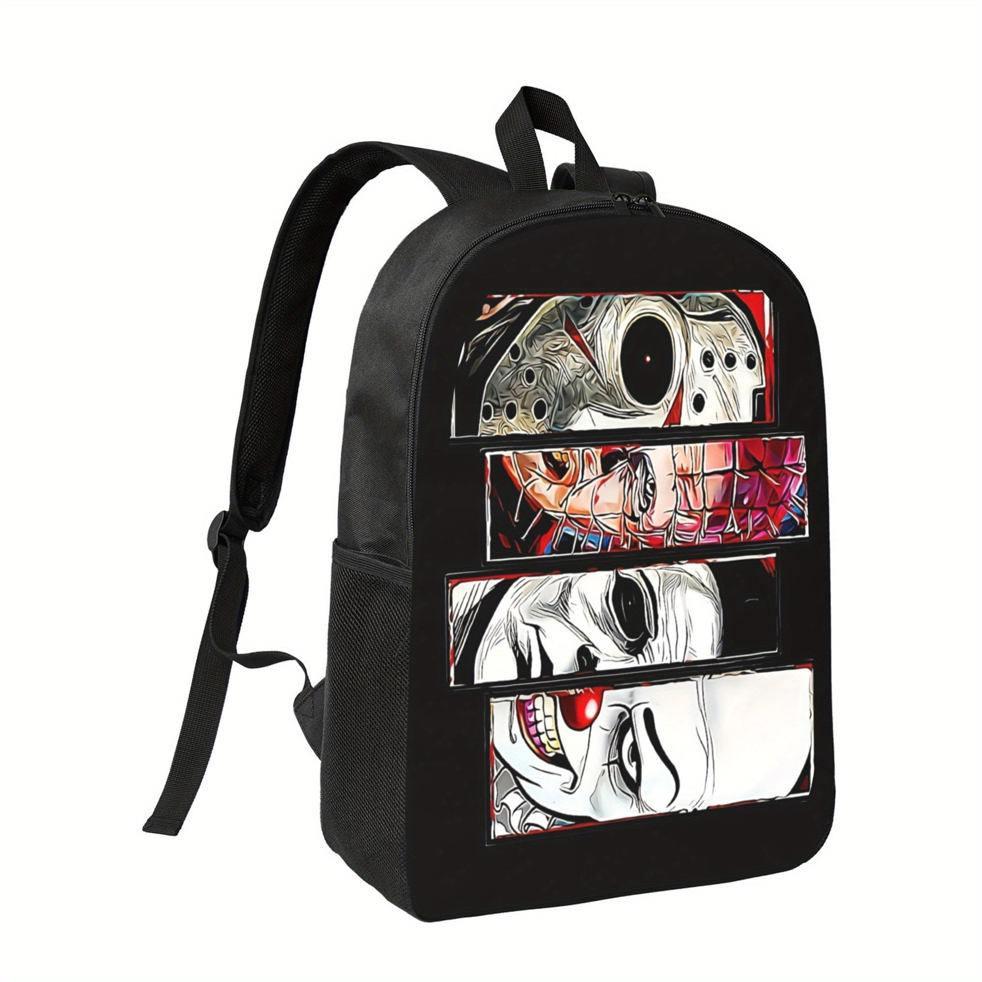 Halloween Horror Movie Character Print Design Backpack - Lightweight ...