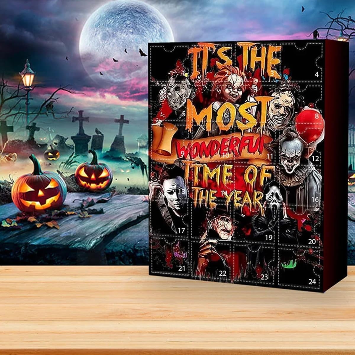 Halloween Horror Movie Characters Advent Calendar,Halloween Advent ...