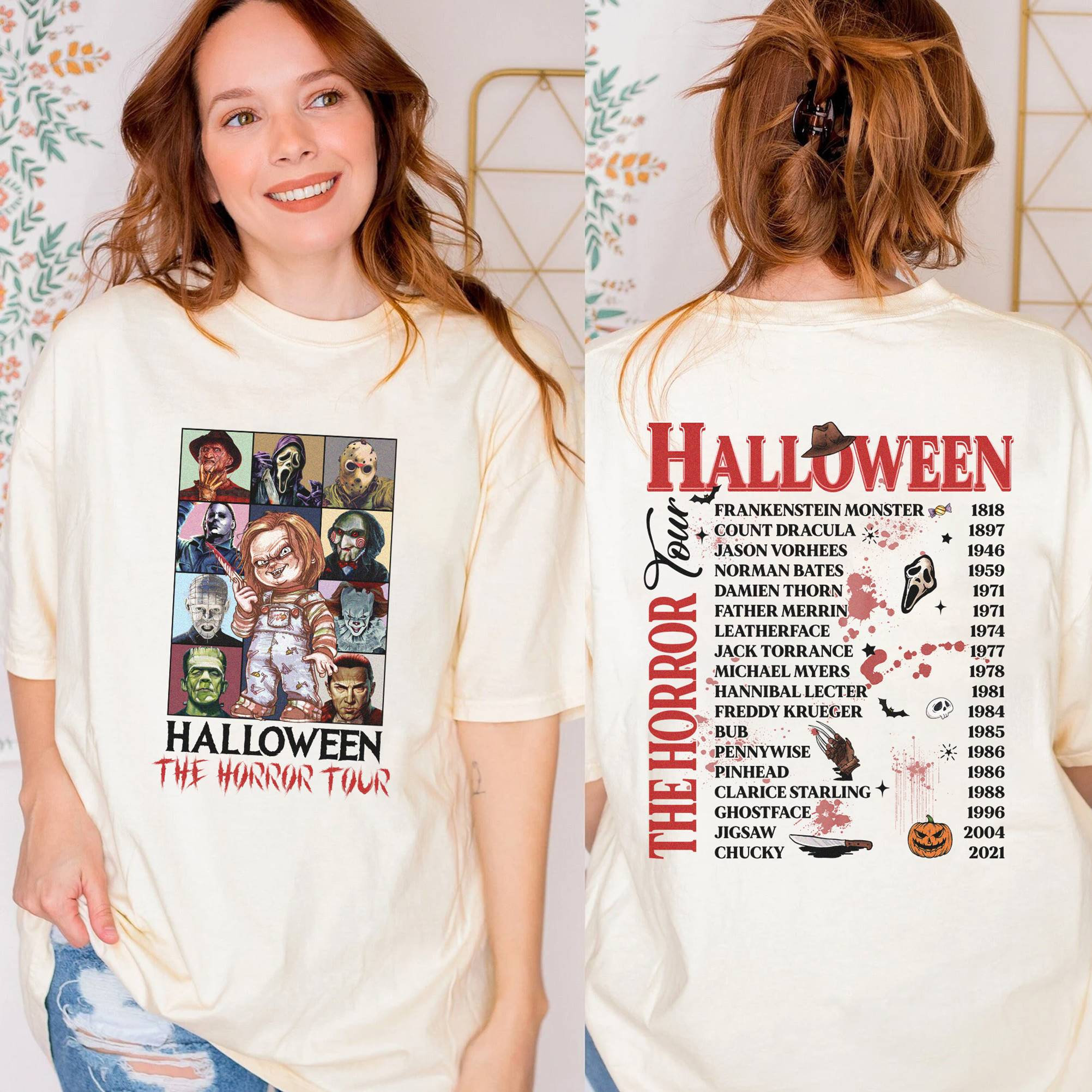 Halloween Horror Movie Chucky Shirt | Chucky Universal Halloween Shirt ...