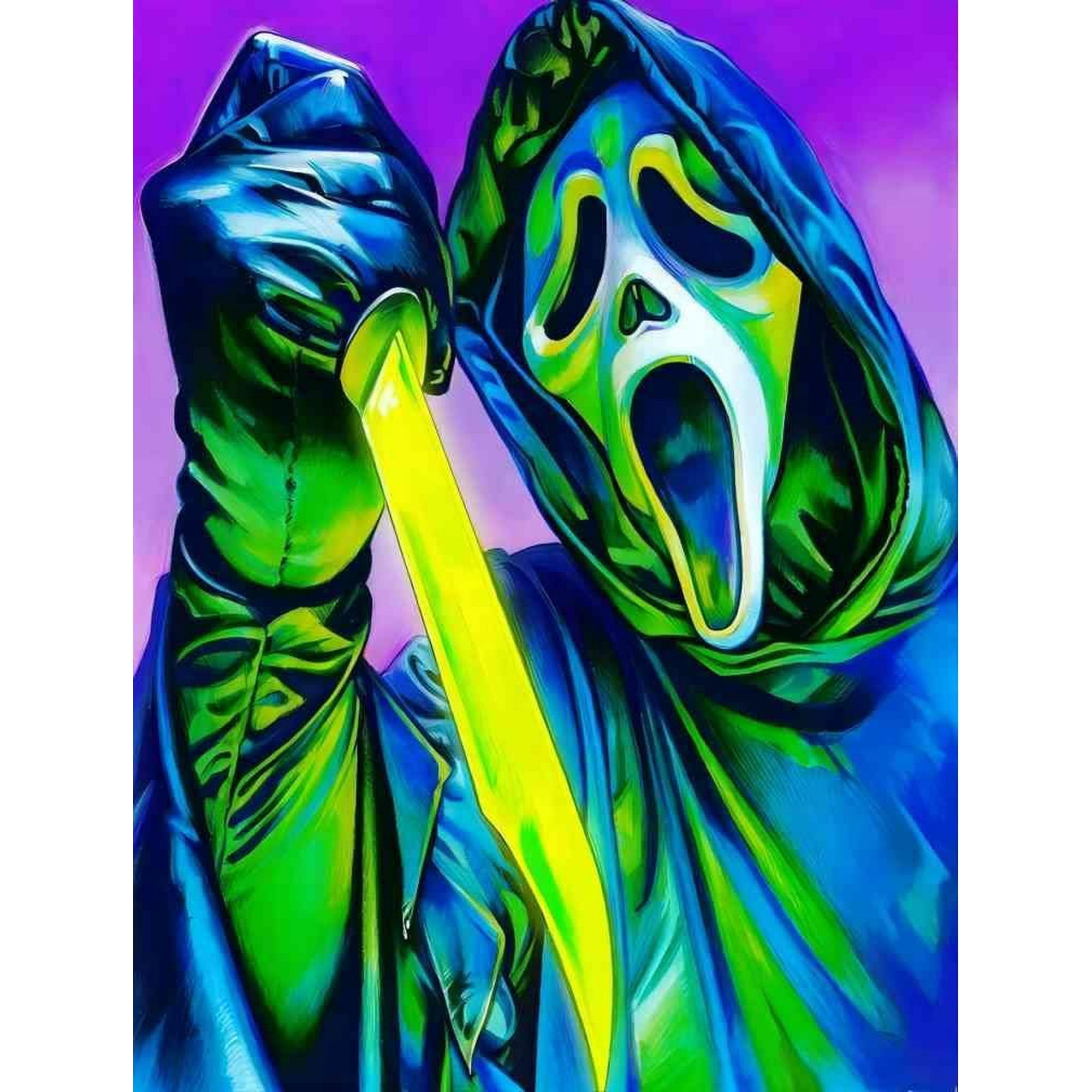Halloween Horror Movie Diamond Painting Kits for Adults Beginners Round ...