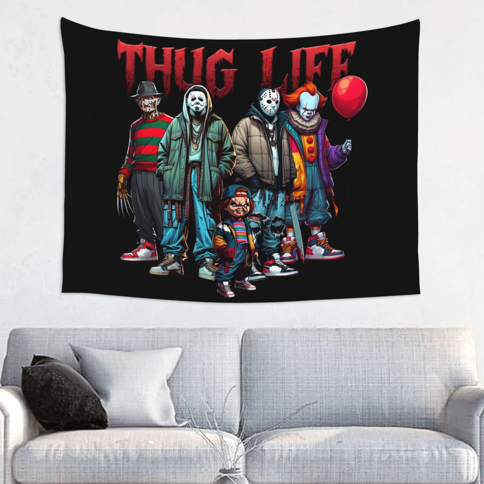 Halloween Horror Movie Friends Freddy Micheal Jason Chucky Anime ...