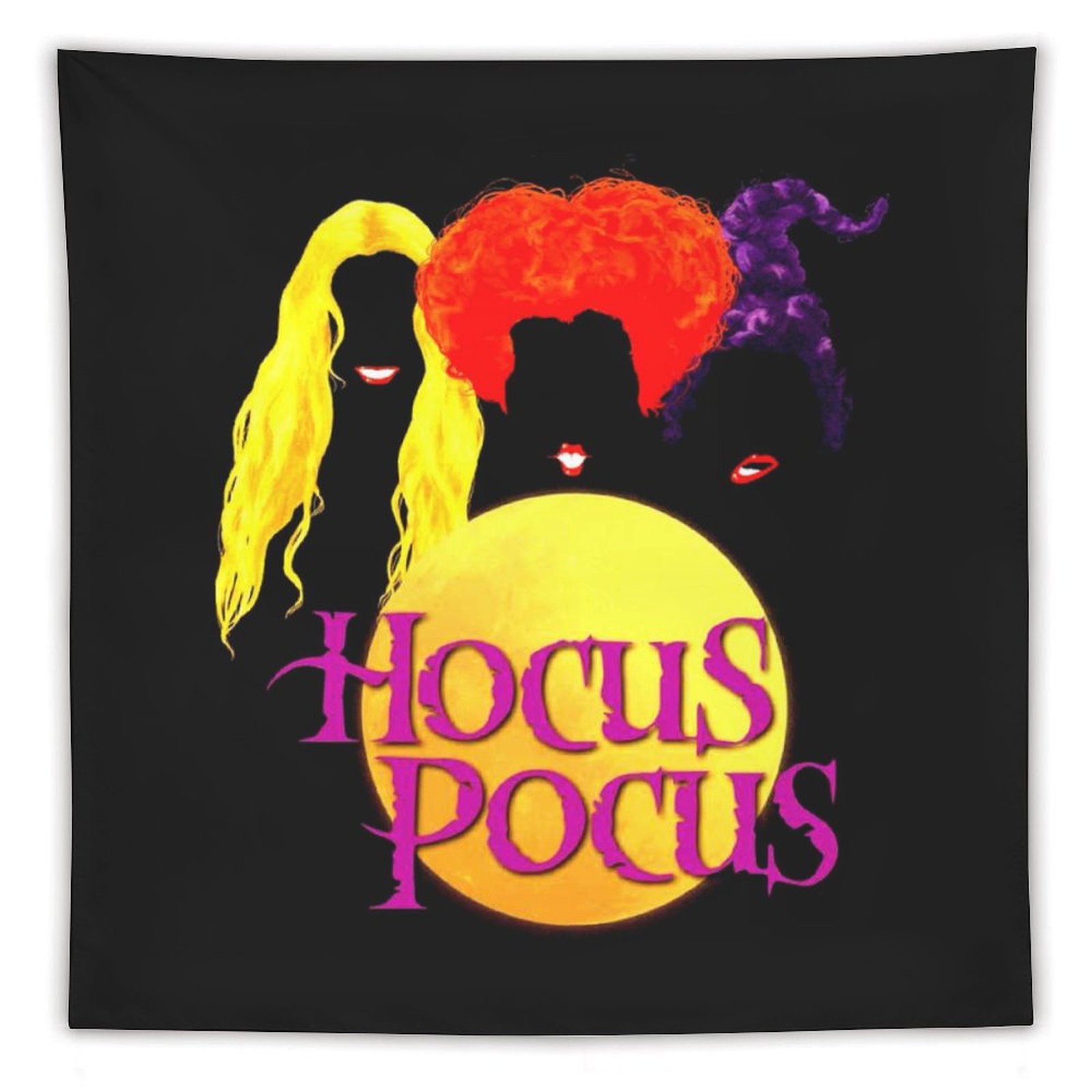 Halloween Horror Movie Hocus Pocus Tapestry,Home Decoration Wall ...