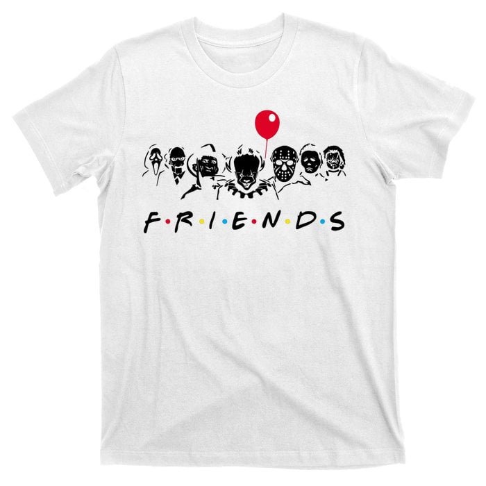 Halloween Horror Movie Inspired "Friends" Themed Spooky Design T-Shirt ...