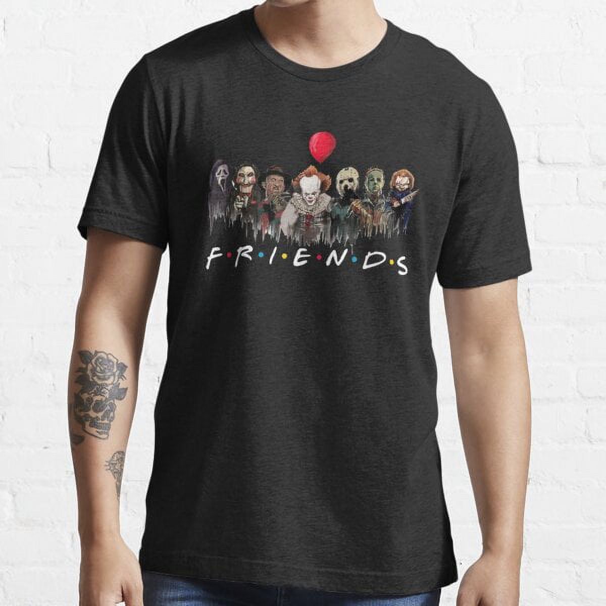 Halloween Horror Movie Killers Scary Friends Essential T Shirt
