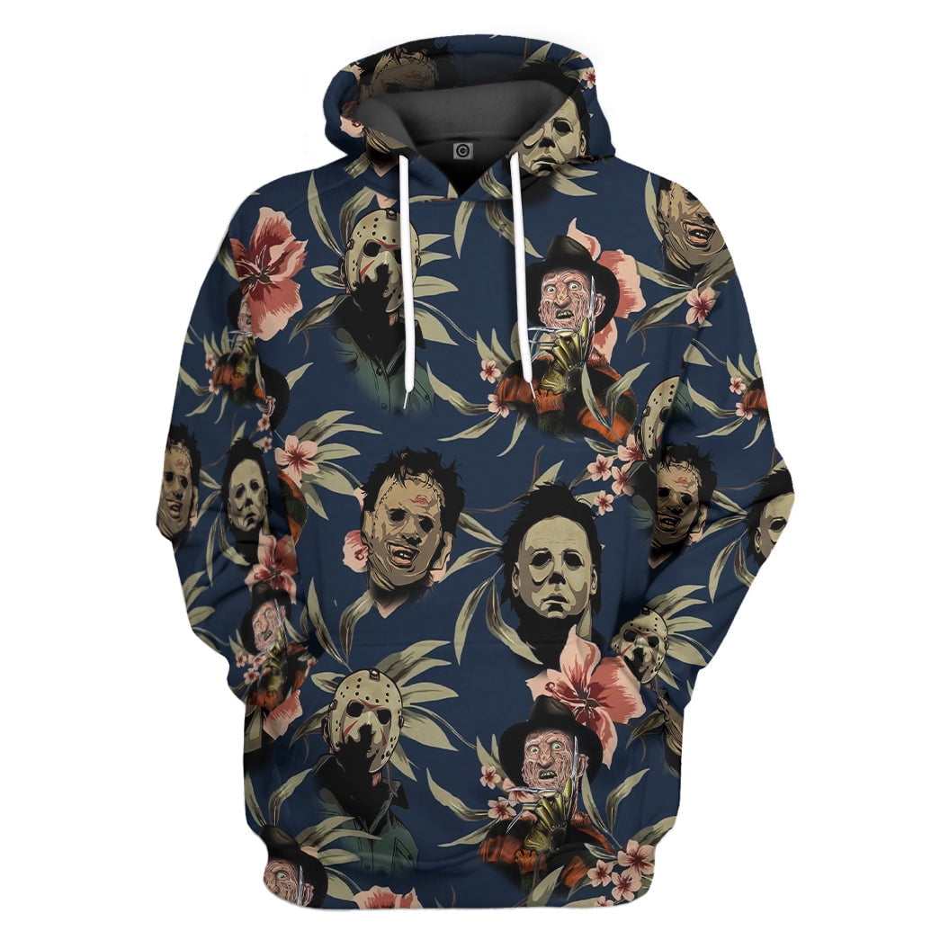 Halloween Horror Movies Coslay Costumes 3D Horror Movies Custom Hoodie ...