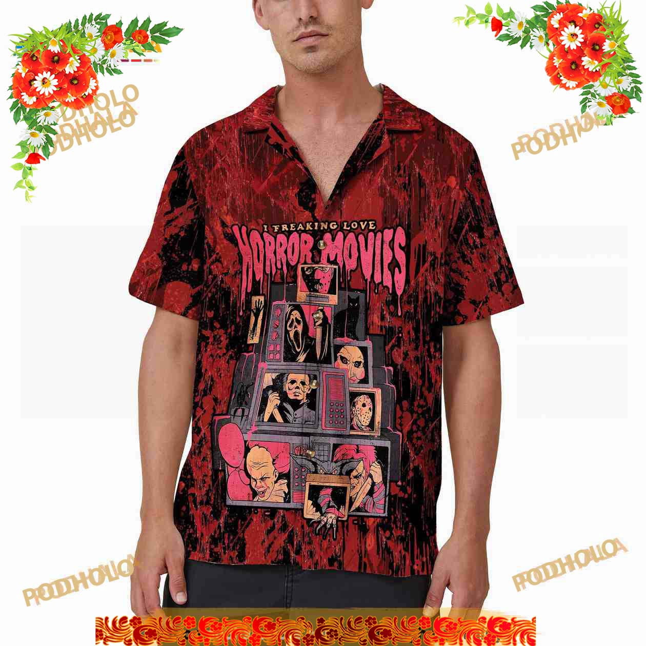Halloween Horror Movies Halloween Hawaiian Shirt For Women Men ...