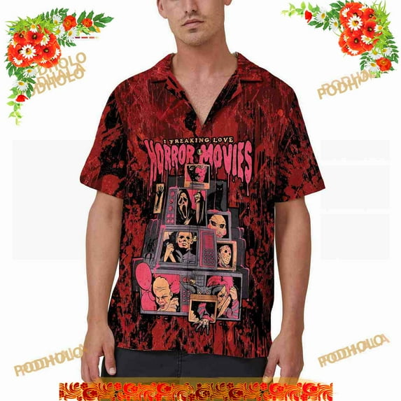 Halloween Horror Movies Halloween Hawaiian Shirt For Women Men ...