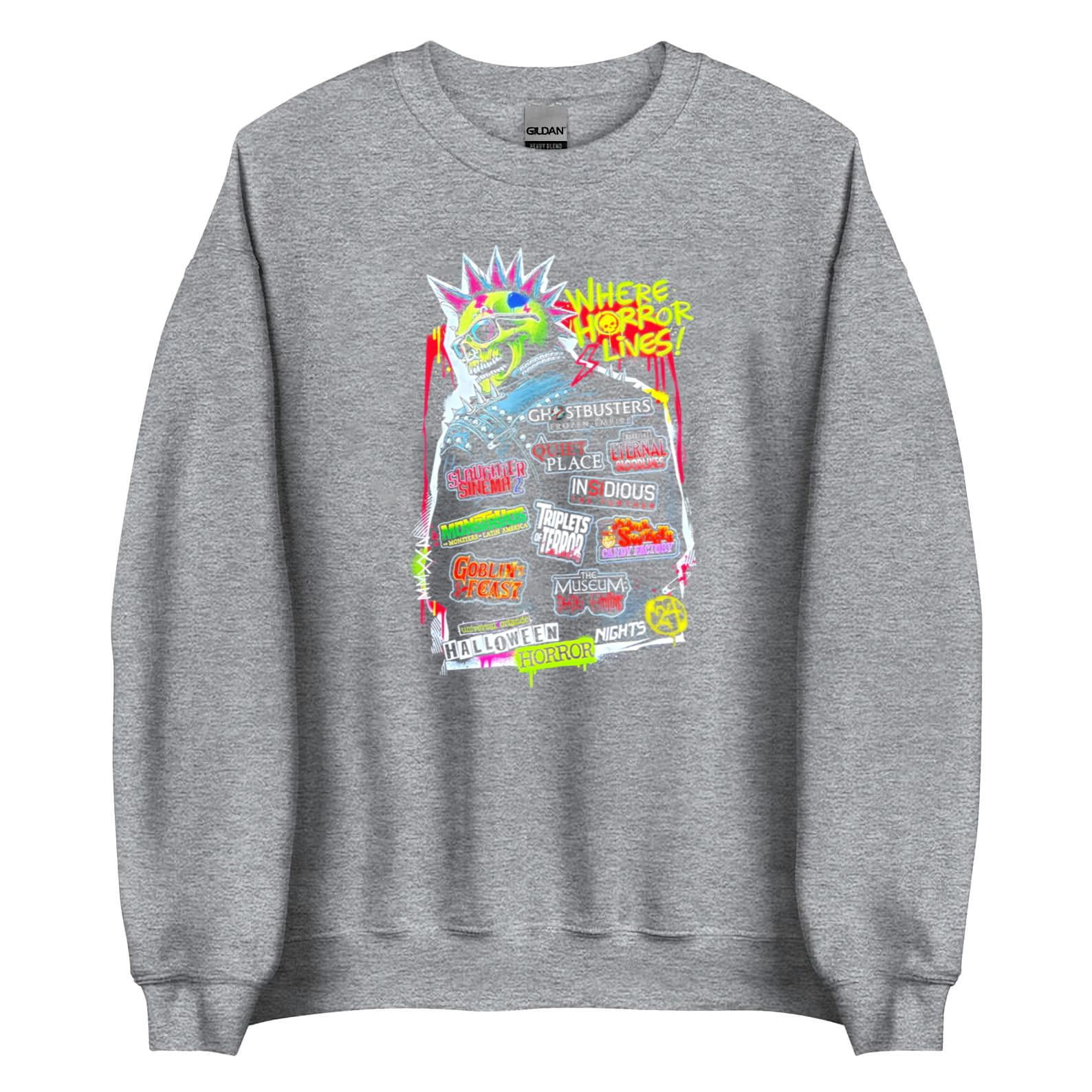 Halloween Horror Nights 2024 HHN33 House Lineup Shirt Universal Studios ...