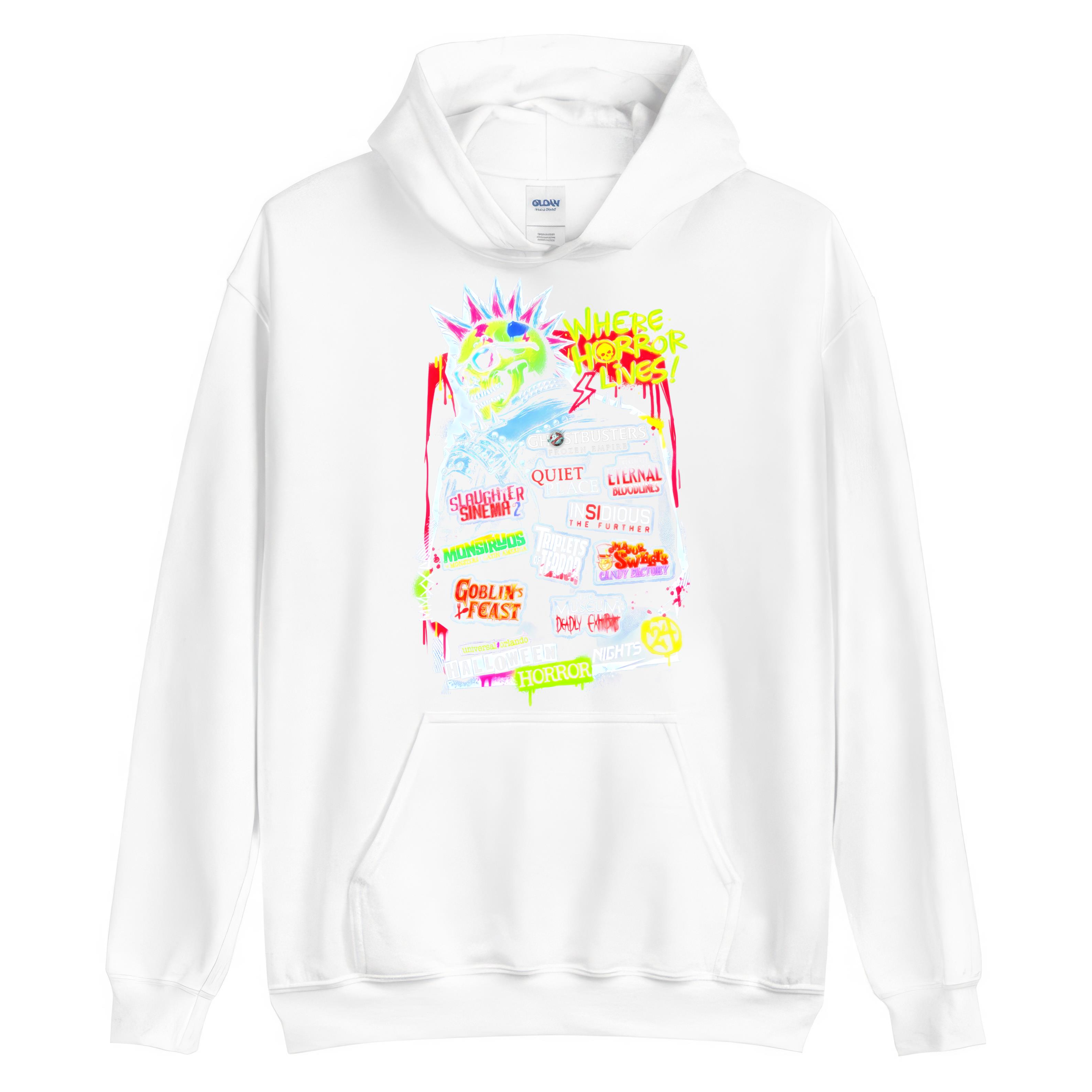 Halloween Horror Nights 2024 HHN33 House Lineup Shirt Universal Studios ...