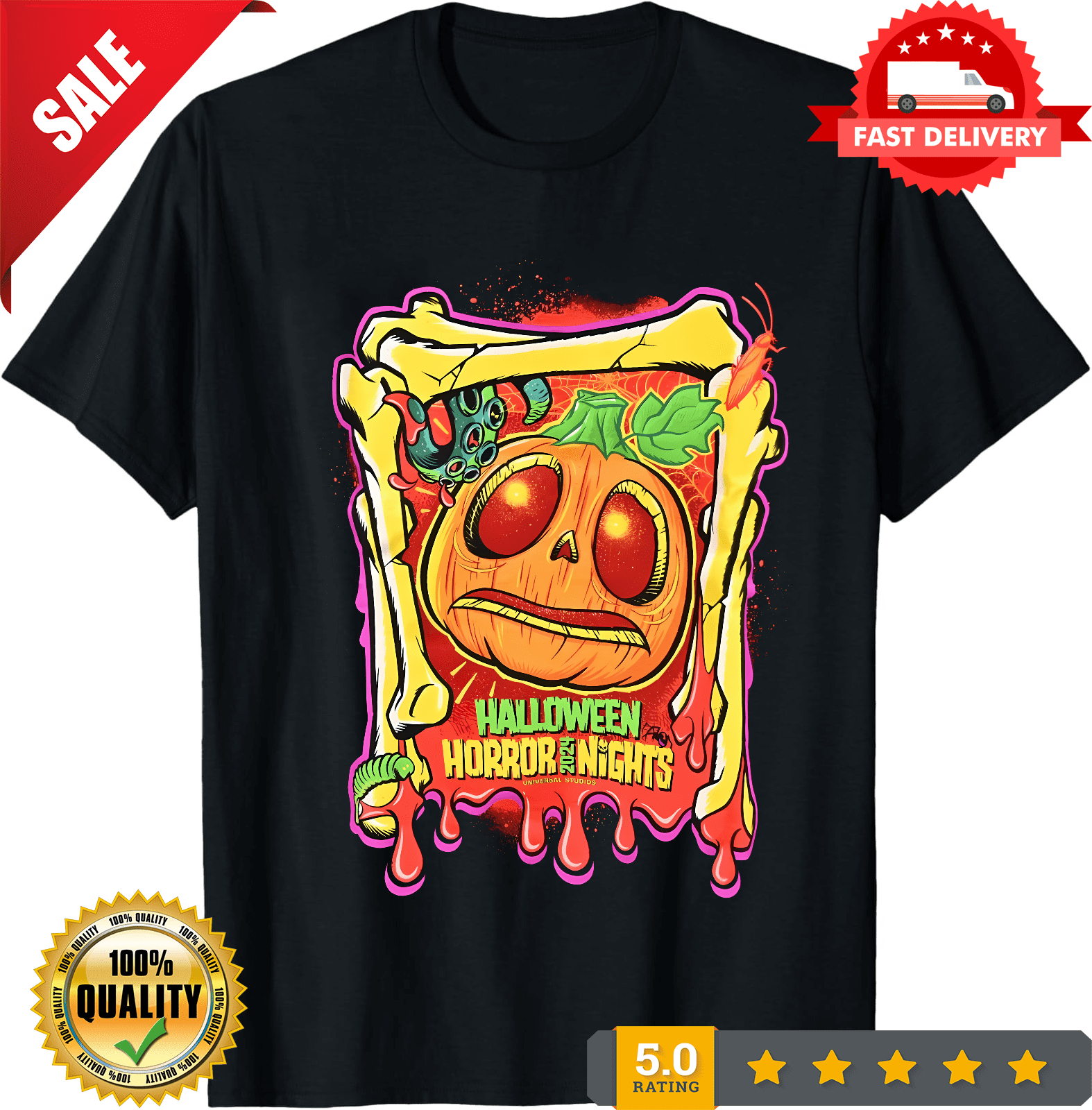 Halloween Horror Nights 2024 HHN33 Lil Boo YOUTH Shirt Universal ...