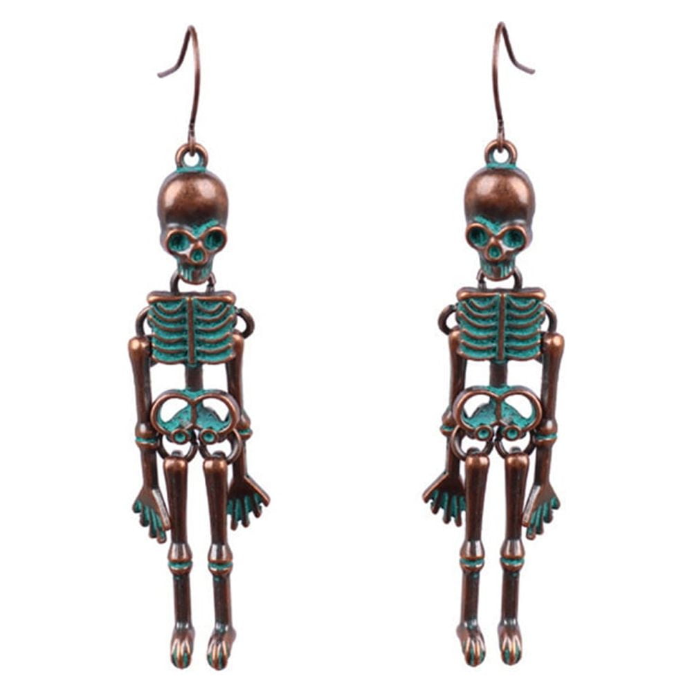 Halloween Horror Skull Skeleton Human Ornament Vintage Gothic Style ...