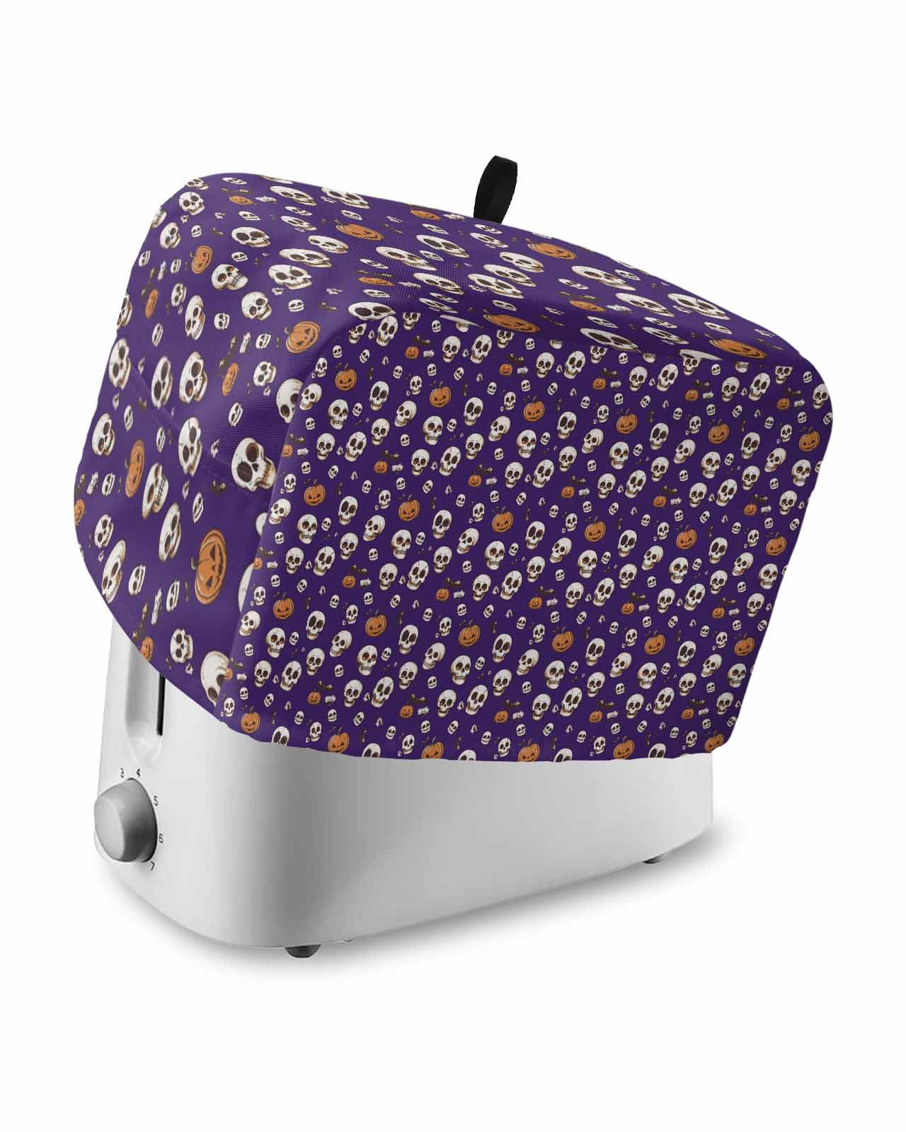 Halloween Horror Skull Toaster Cover 4 Slice, Large Kitchen Appliance ...