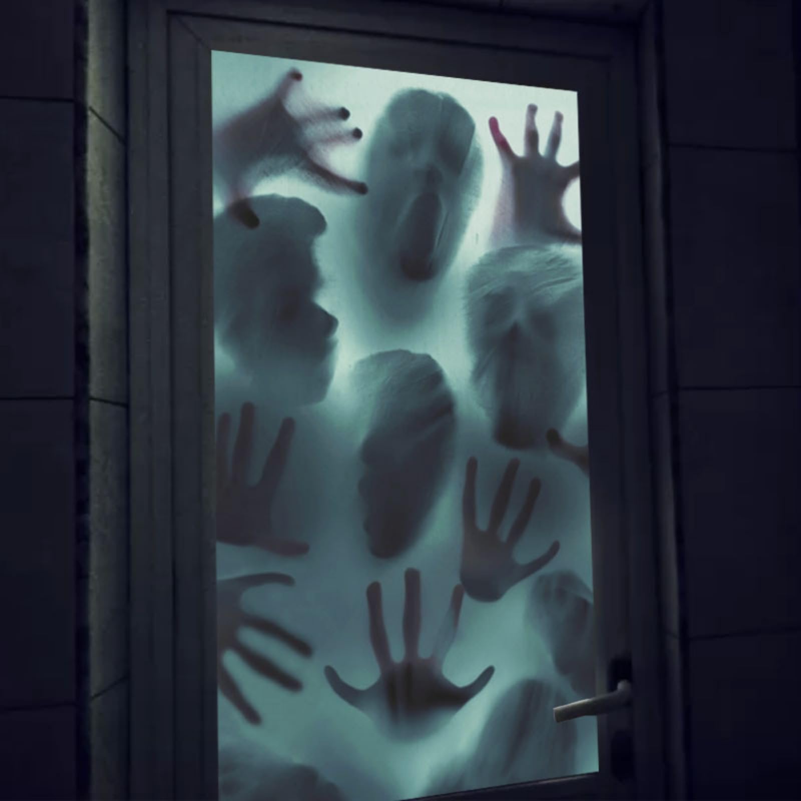 Halloween Horror Window Stickers Decorations, Removable Spooky Scary ...