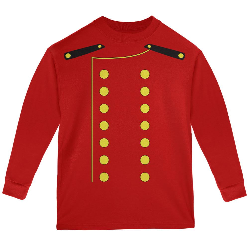 Halloween Hotel Bellhop Costume Red Youth Long Sleeve T-Shirt - Youth ...