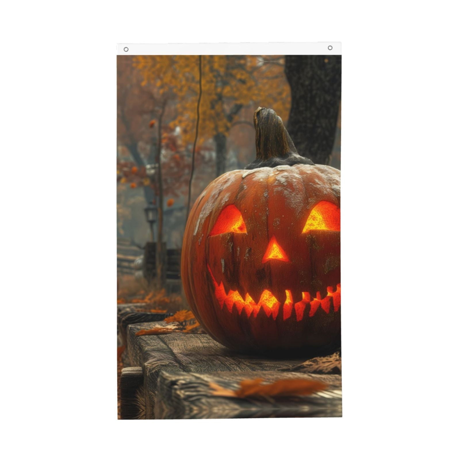 Halloween House Flags, Halloween Autumn Leaf Pumpkin Halloween Decor ...