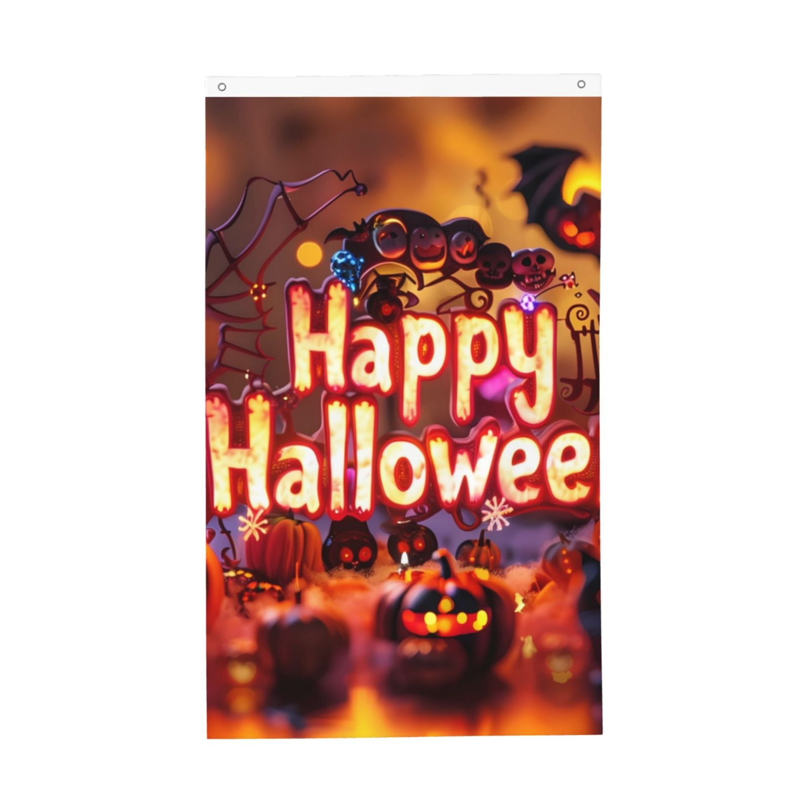 Halloween House Flags, Halloween Happy Craft Halloween Decor Double ...