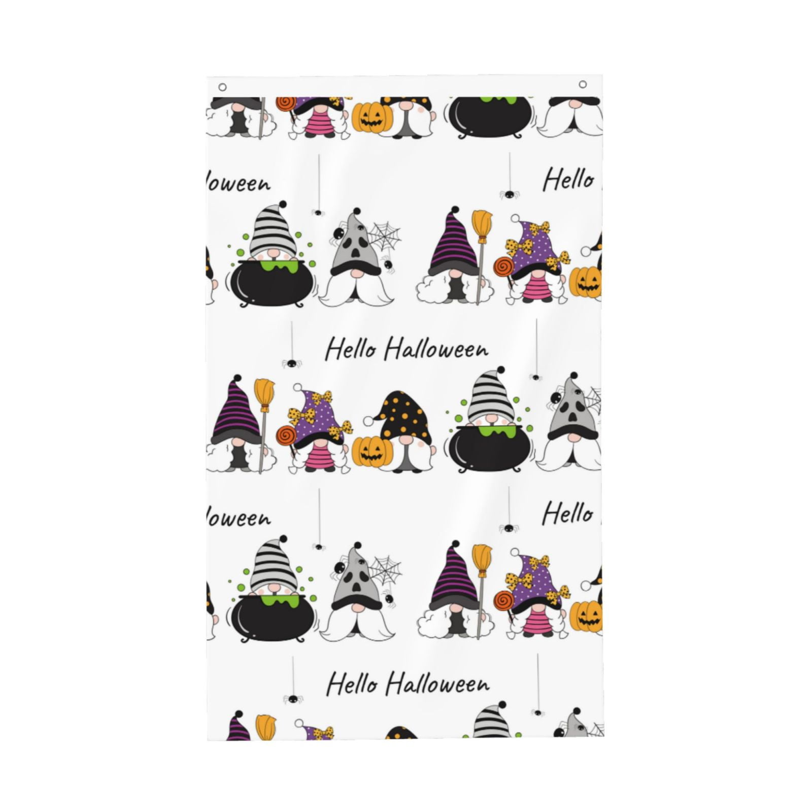 Halloween House Flags, Halloween Happy Old Man A Halloween Decor Double ...