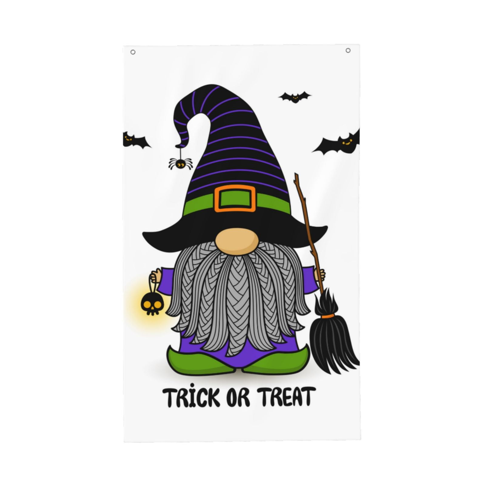 Halloween House Flags, Halloween Happy Old Man Halloween Decor Double ...