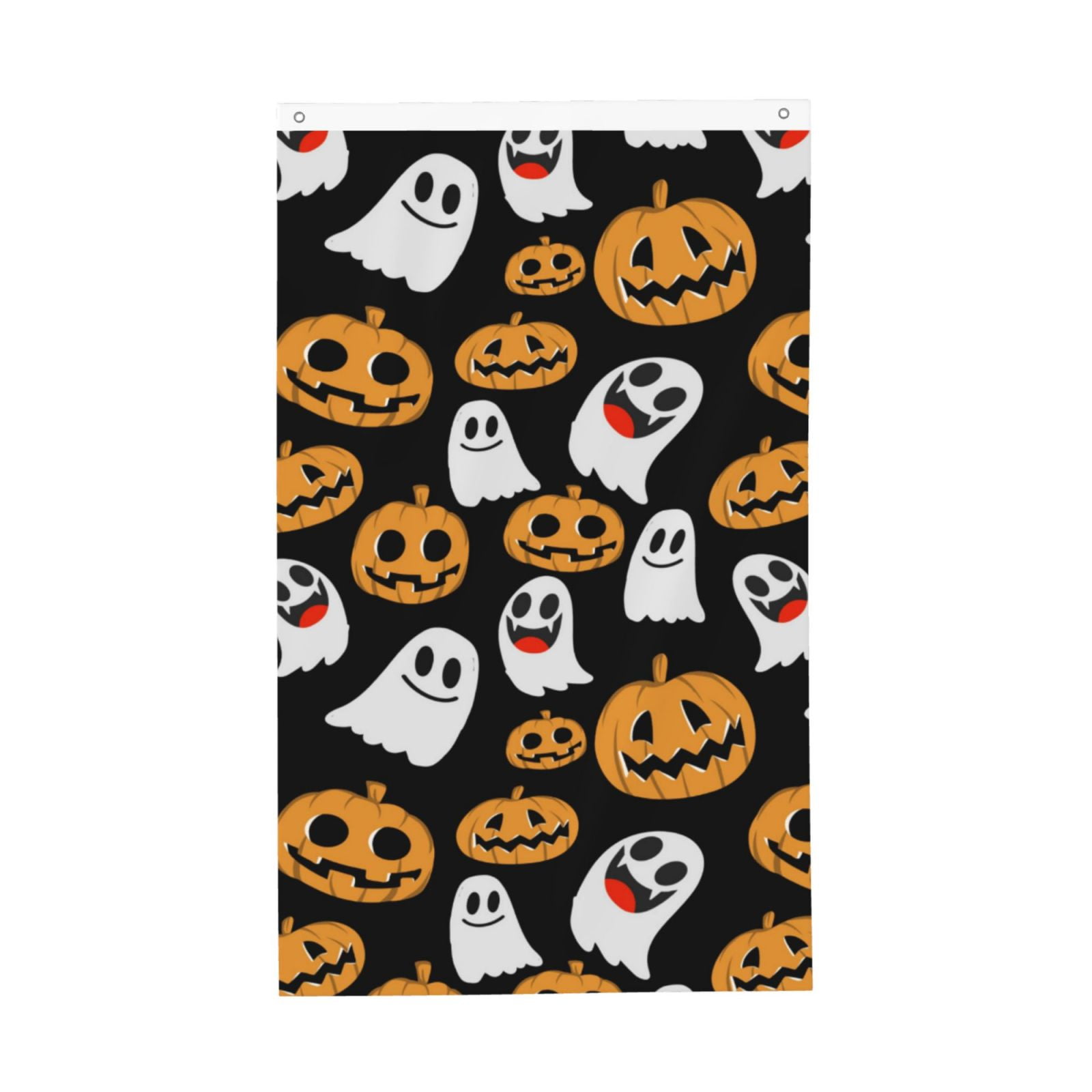 Halloween House Flags, cartoon halloween pumpkin print Halloween Decor ...