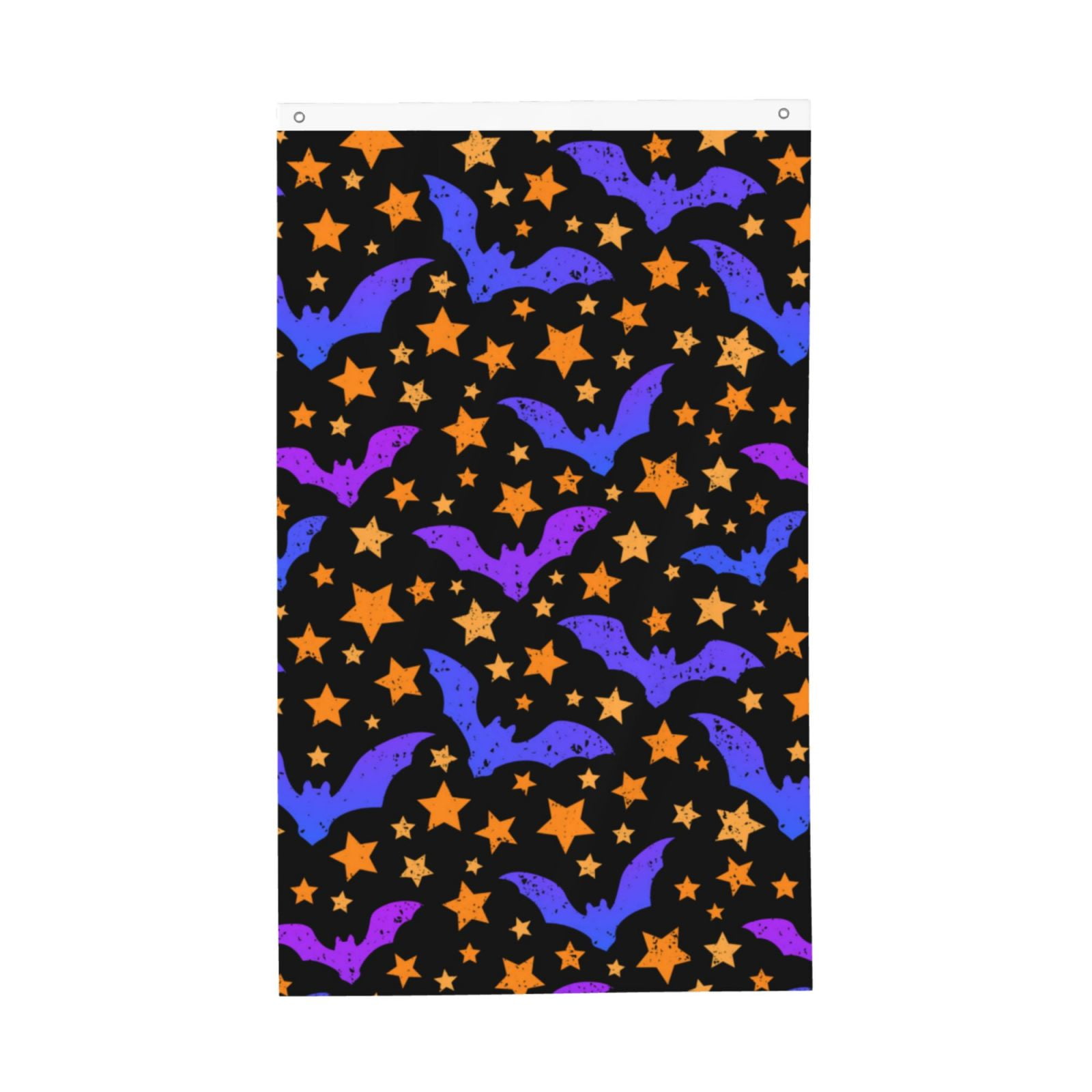 Halloween House Flags, halloween bat star Halloween Decor Double Sided ...