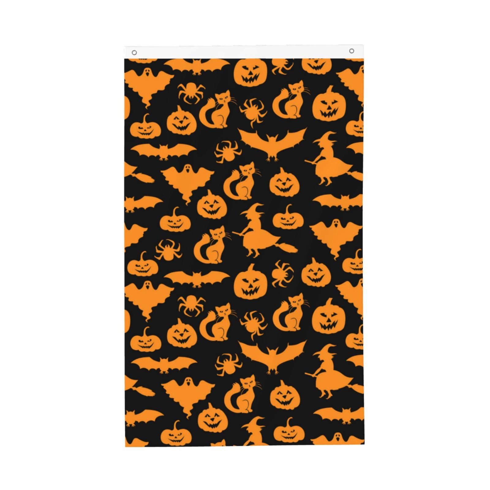 Halloween House Flags, halloween bat witch Halloween Decor Double Sided ...