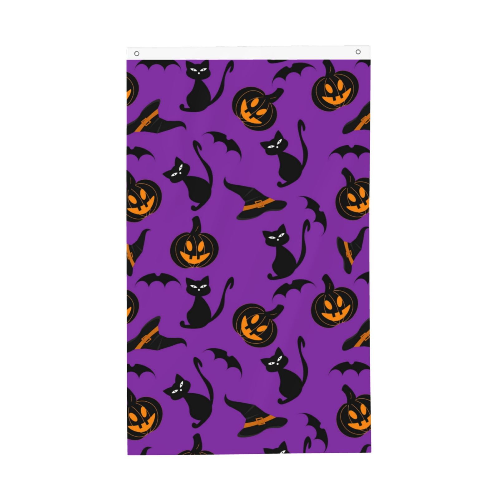 Halloween House Flags, halloween cat bat Halloween Decor Double Sided ...