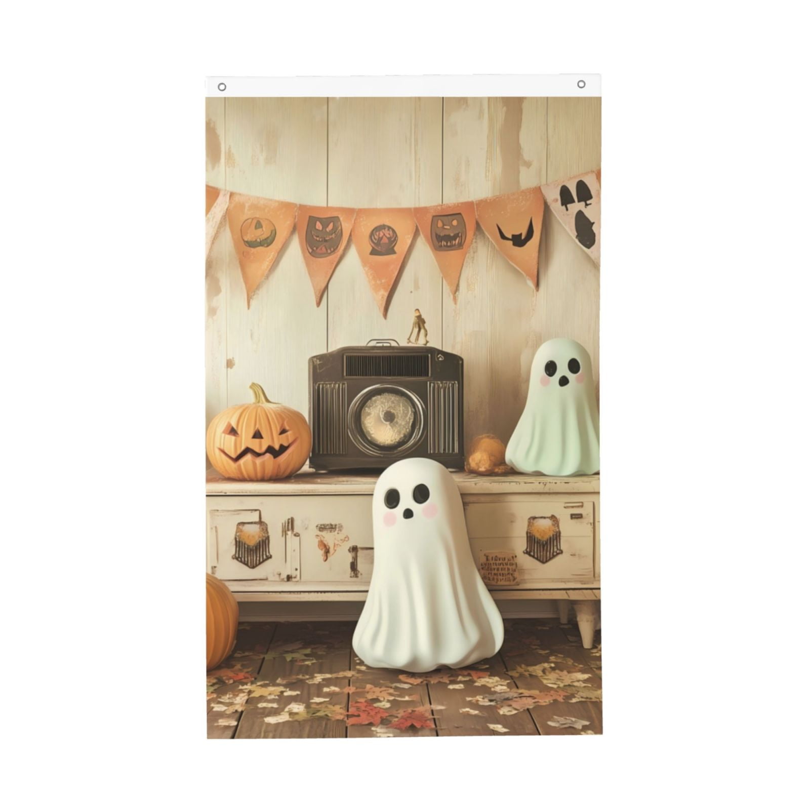 Halloween House Flags, halloween cute ghost pumpkin (2) Halloween Decor ...