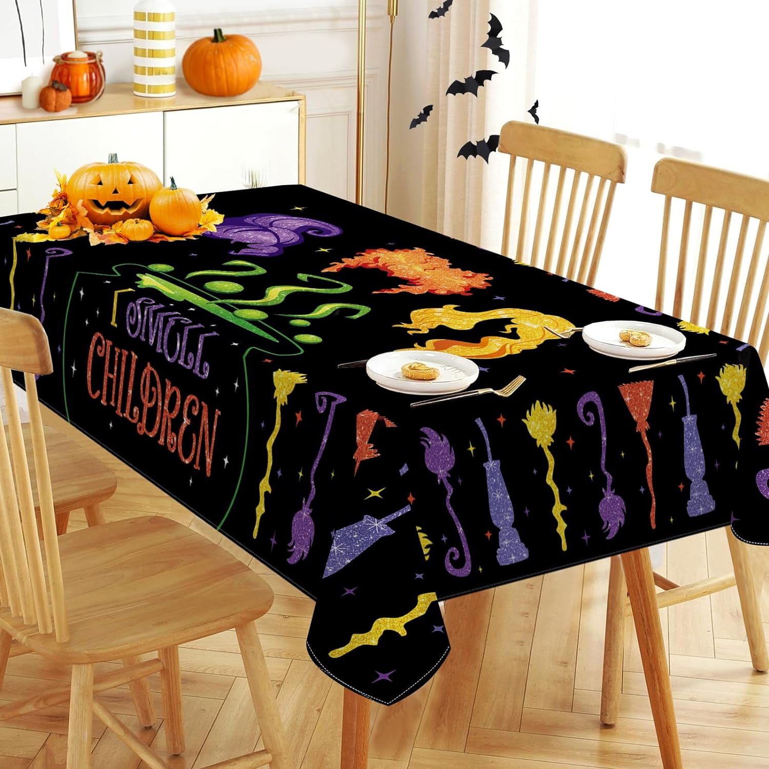 Halloween I Smell Children Rectangle Tablecloth 60 x 84 Inch, Sanderson ...