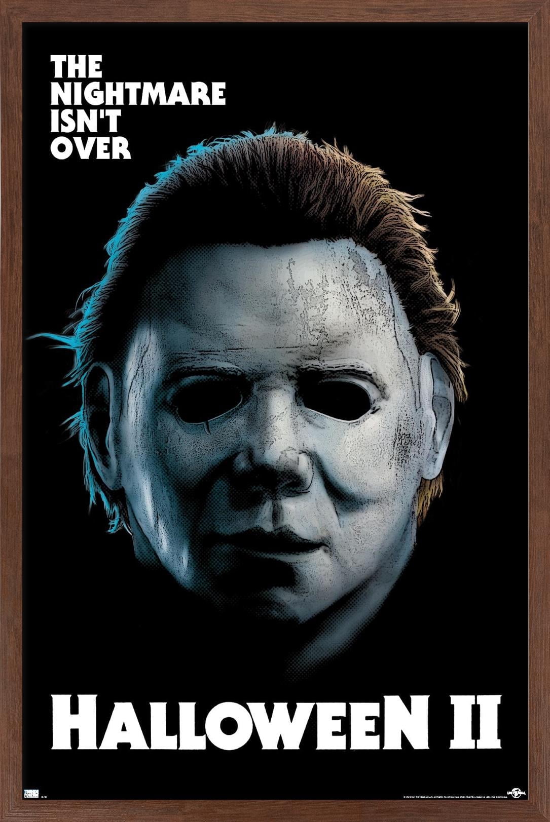 Halloween II - Nightmare Wall Poster, 22.375" x 34" Framed - Walmart.com