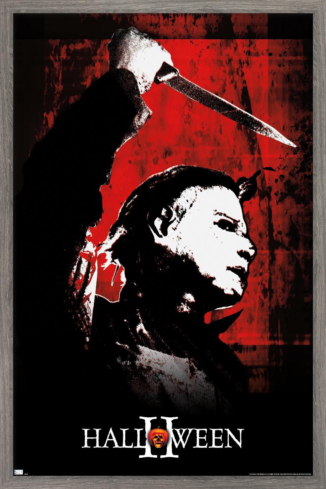 Halloween II - Red Wall Poster, 22.375" x 34" Framed - Walmart.com