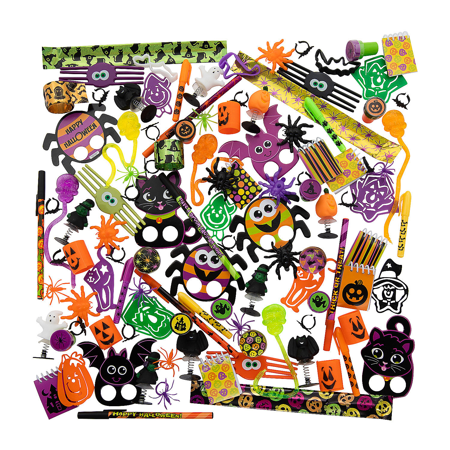 Halloween Iconic Assortment - Toys - 250 Pieces - Walmart.com