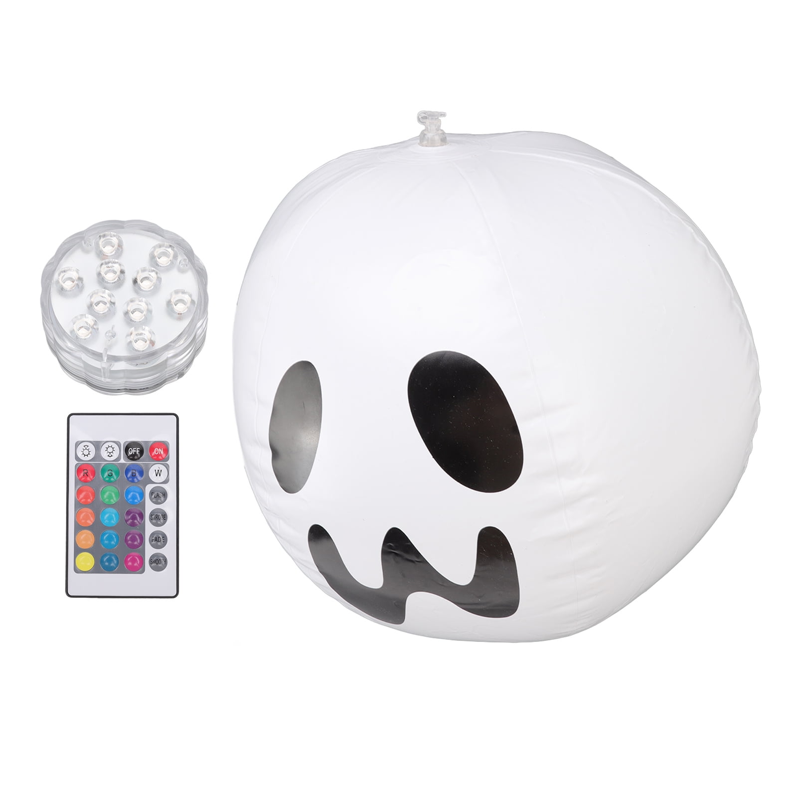 Halloween Inflatable Ball Light Remote Control LED Colorful Blow Up ...