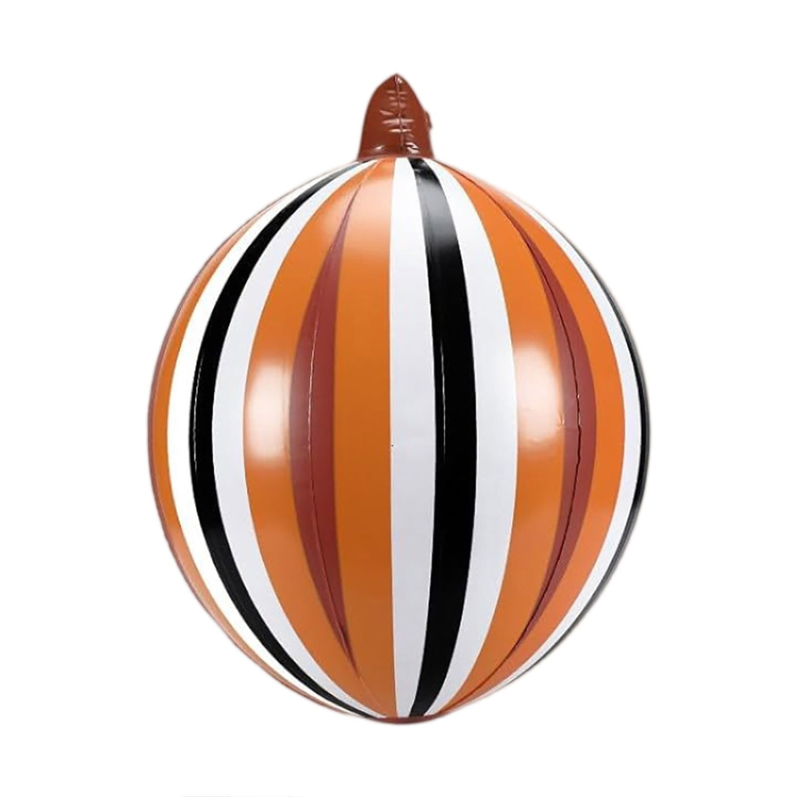 Halloween Inflatable Pumpkin Decoration - Large Striped Pumpkin Yard ...