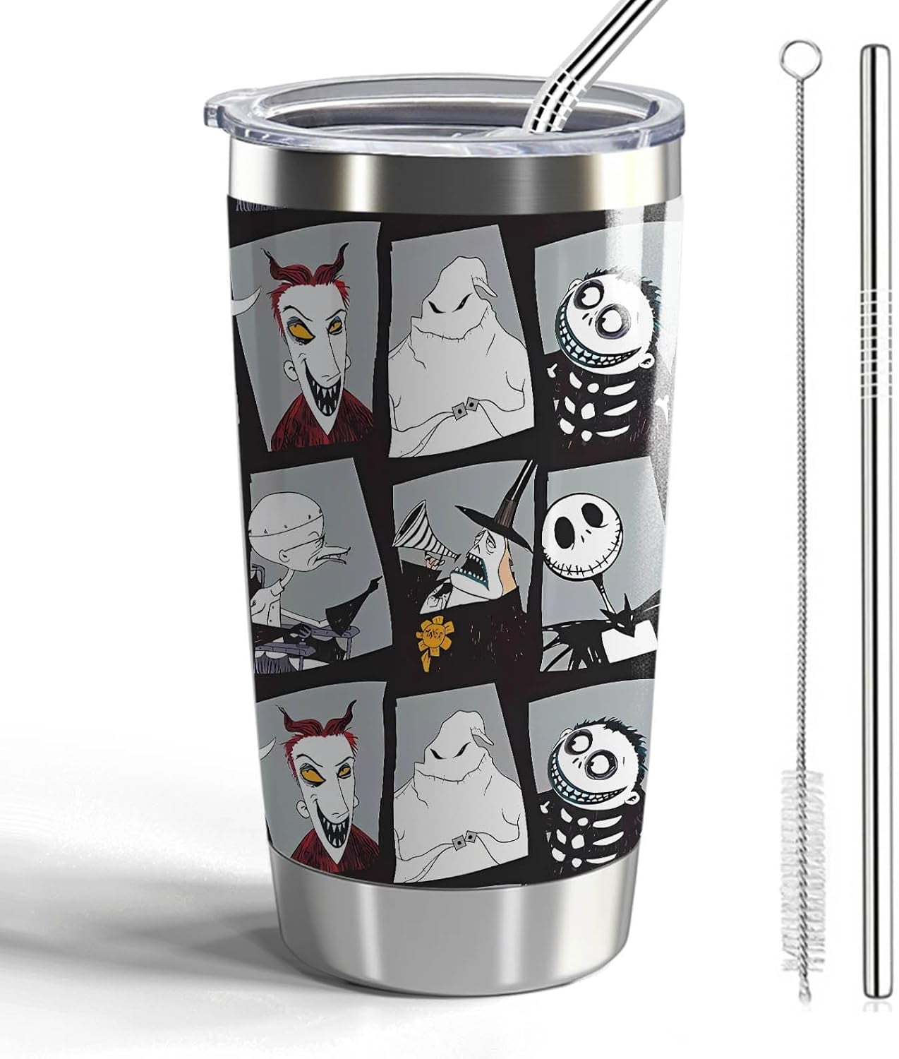 Halloween Jack Gift Cartoon Character 20oz Stainless Steel Insulated ...