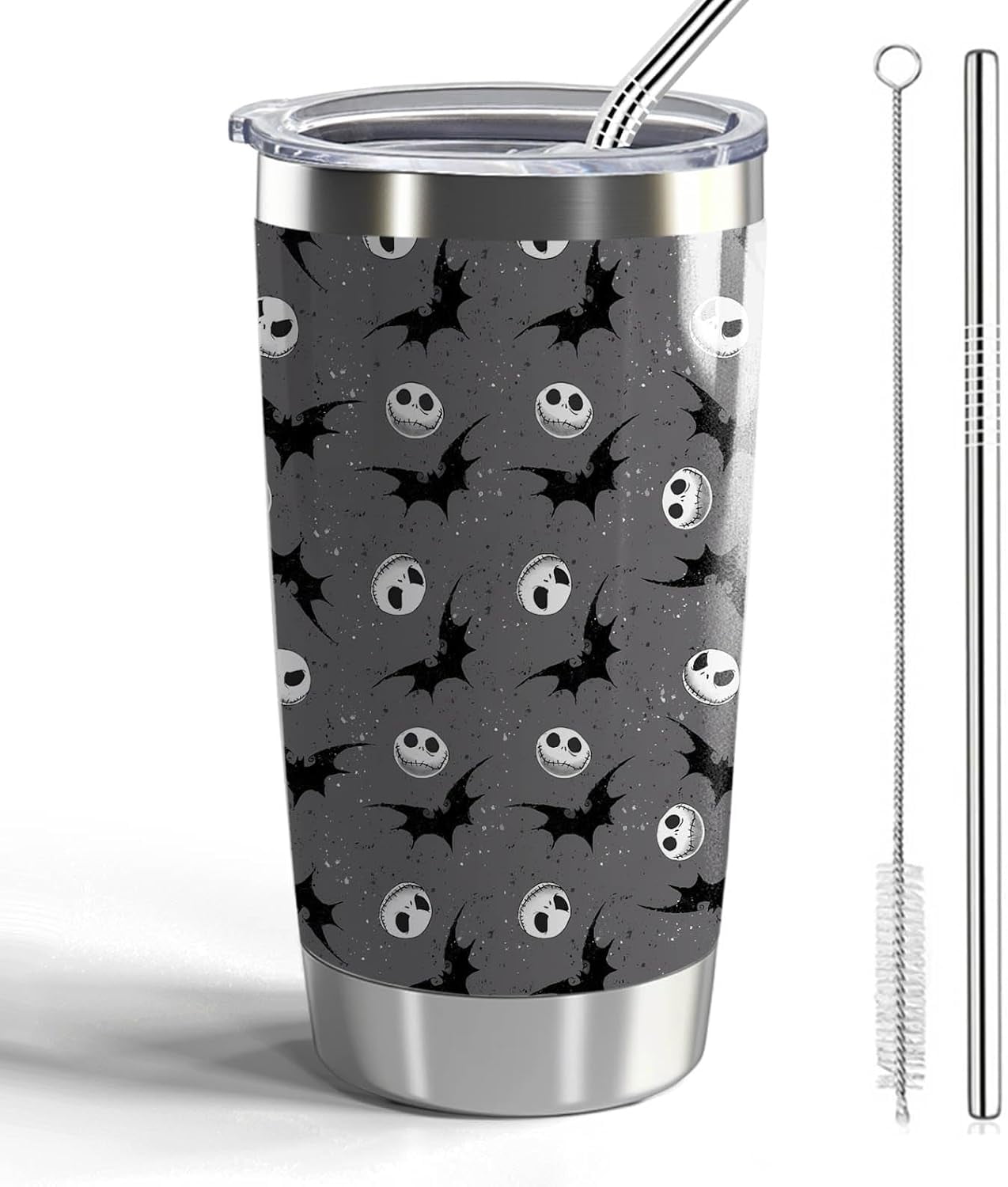 Halloween Jack Gift Jack Skellington Fans Gift Bat 20oz Stainless Steel ...
