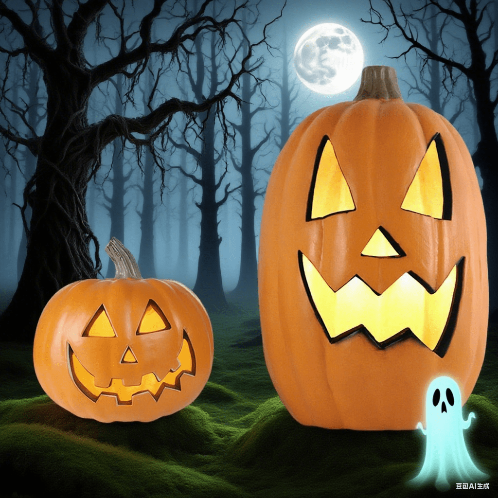 Halloween Jack o Lantern Light Up Pumpkin Decoration - LED Bulb, Indoor ...