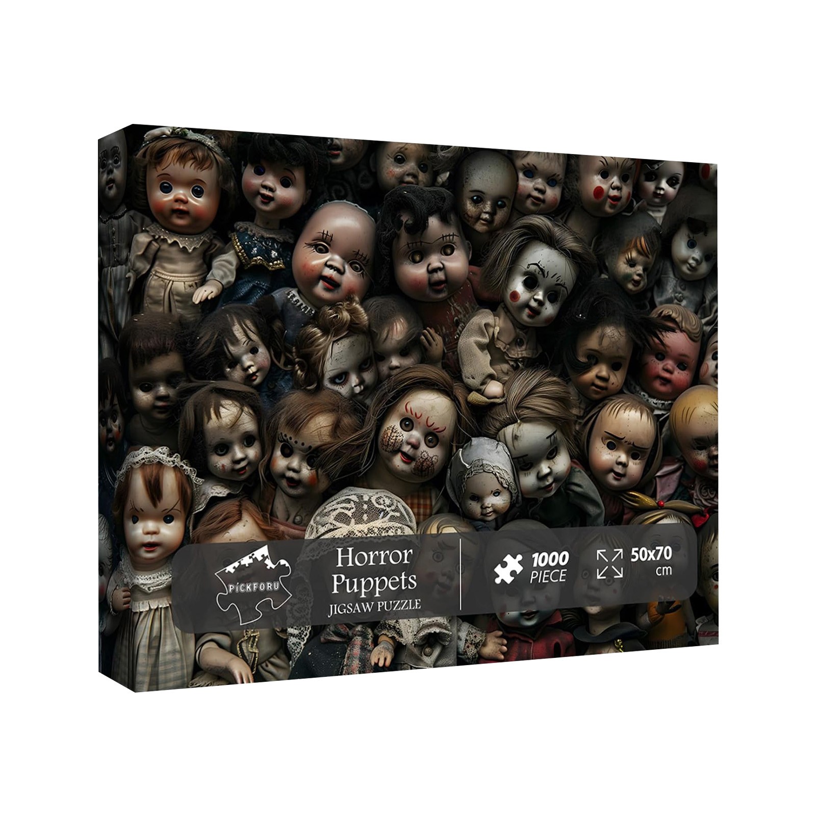 Halloween Jigsaw Puzzle 1000 Pieces 2024 - Spooky Haunted Castle Horror ...
