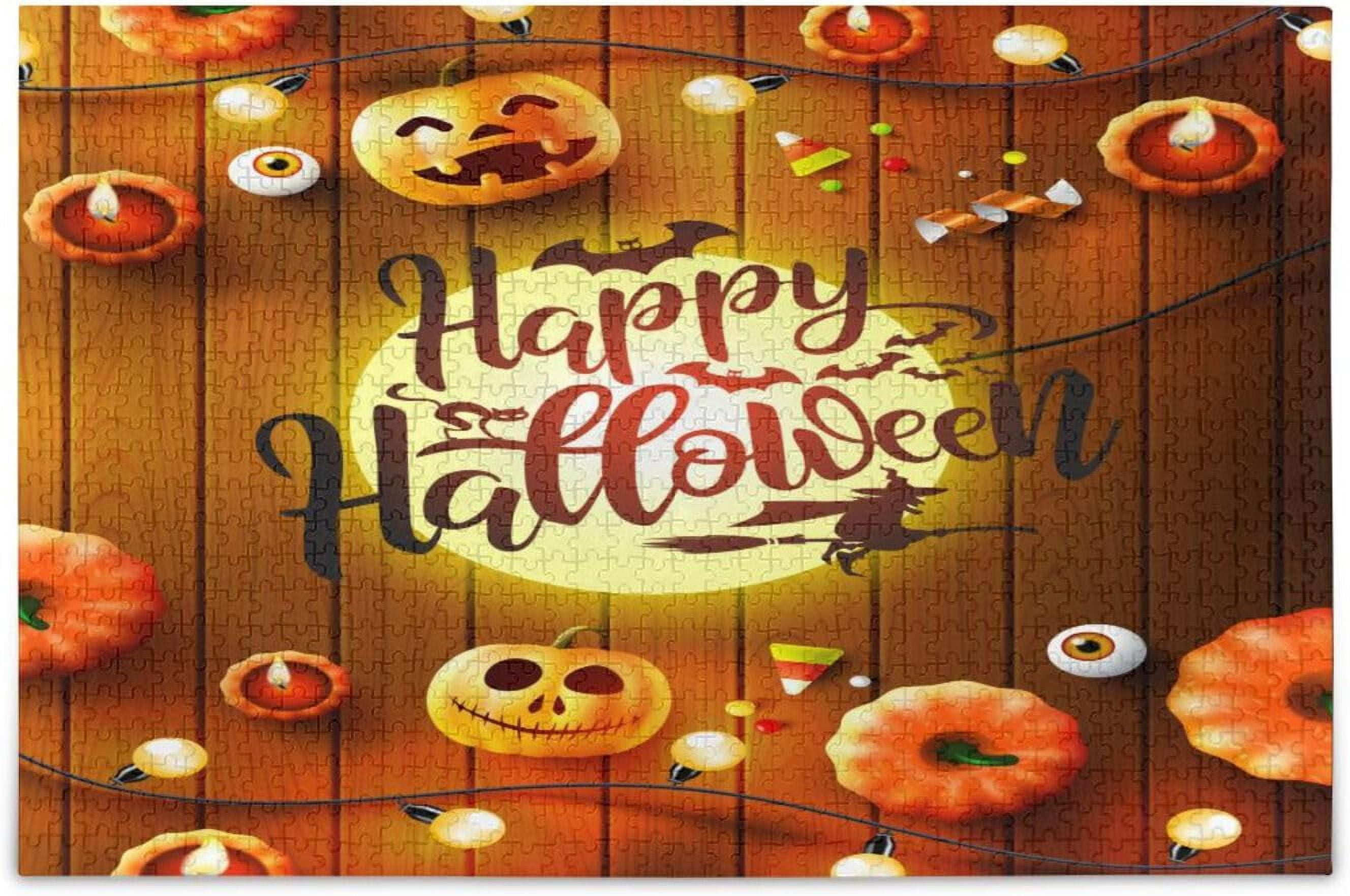 Halloween Jigsaw Puzzle 1000 PiecesDie-Cut Puzzle Pieces Are Easy To ...