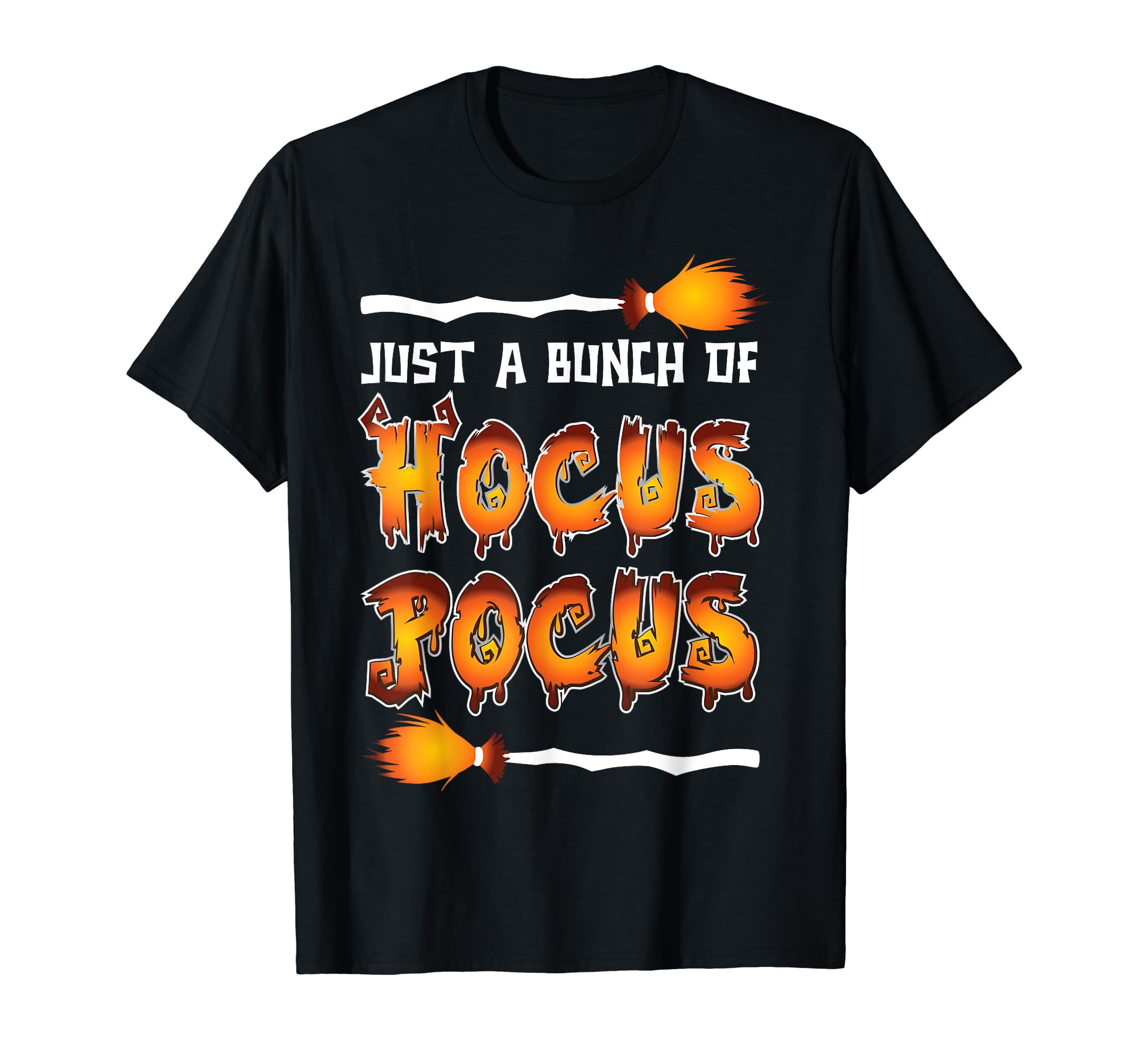 Halloween Just A Bunch Of Hocus Pocus Costume Black T-Shirt - Walmart.com