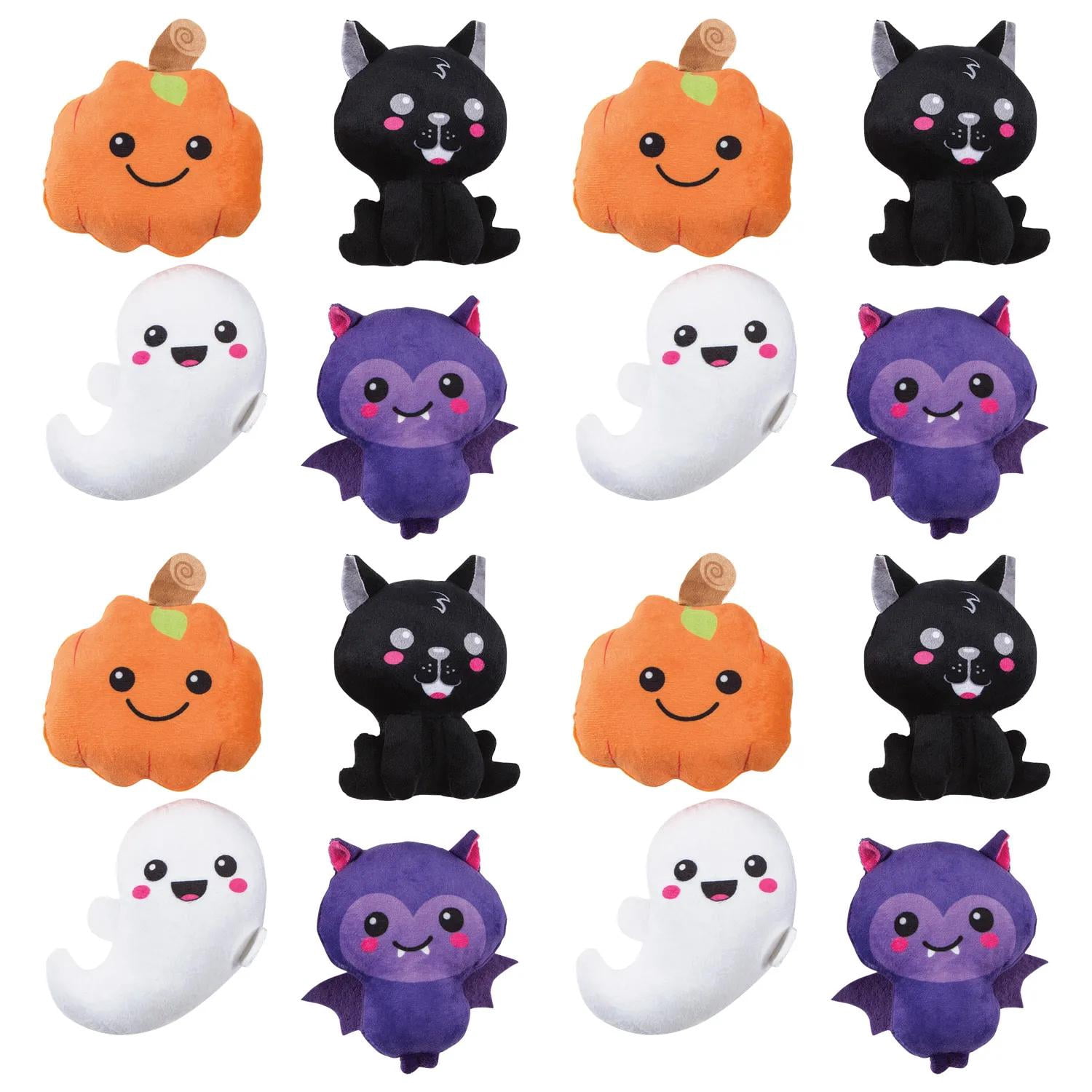 3 1/2" - 4 1/2" Bulk 48 Pc. Halloween Kawaii Plush Characters - Walmart.com