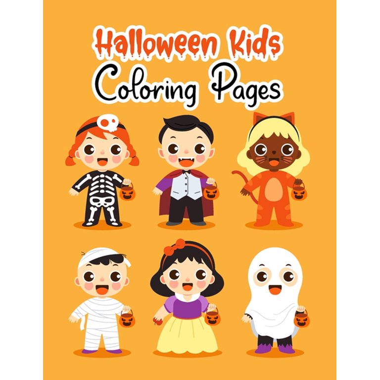 Spooky Fun with Preschool Halloween Color Pages