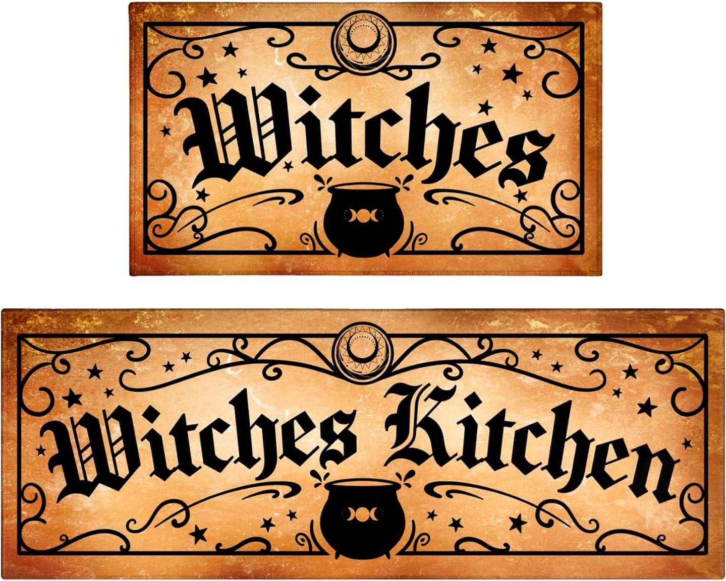 Halloween Kitchen Rug Halloween Kitchen Mat Retro Vintage Witches ...