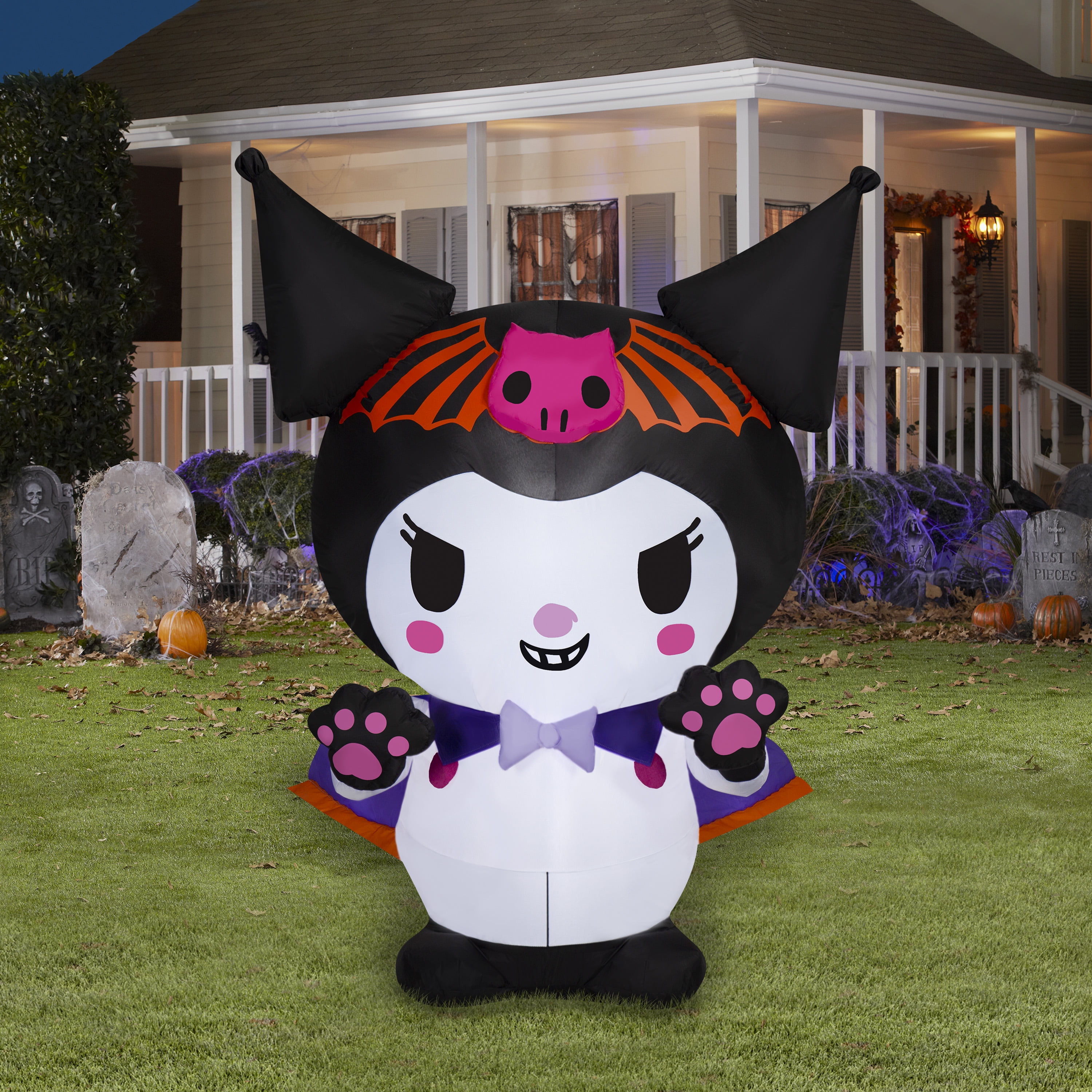 Halloween Kuromi Hello Kitty Airblown Yard Inflatable by Sanrio and ...